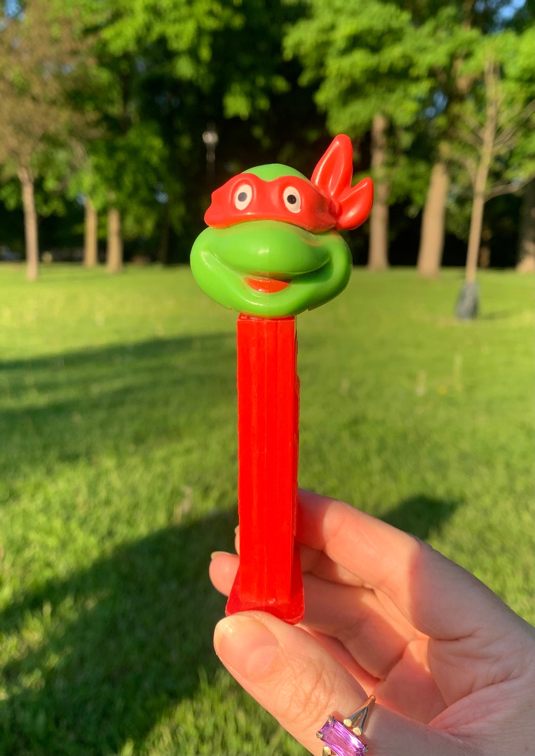 Vintage Pez Candy Dispenser, Smiling Version, TMNT Raphael, Red Mask ...