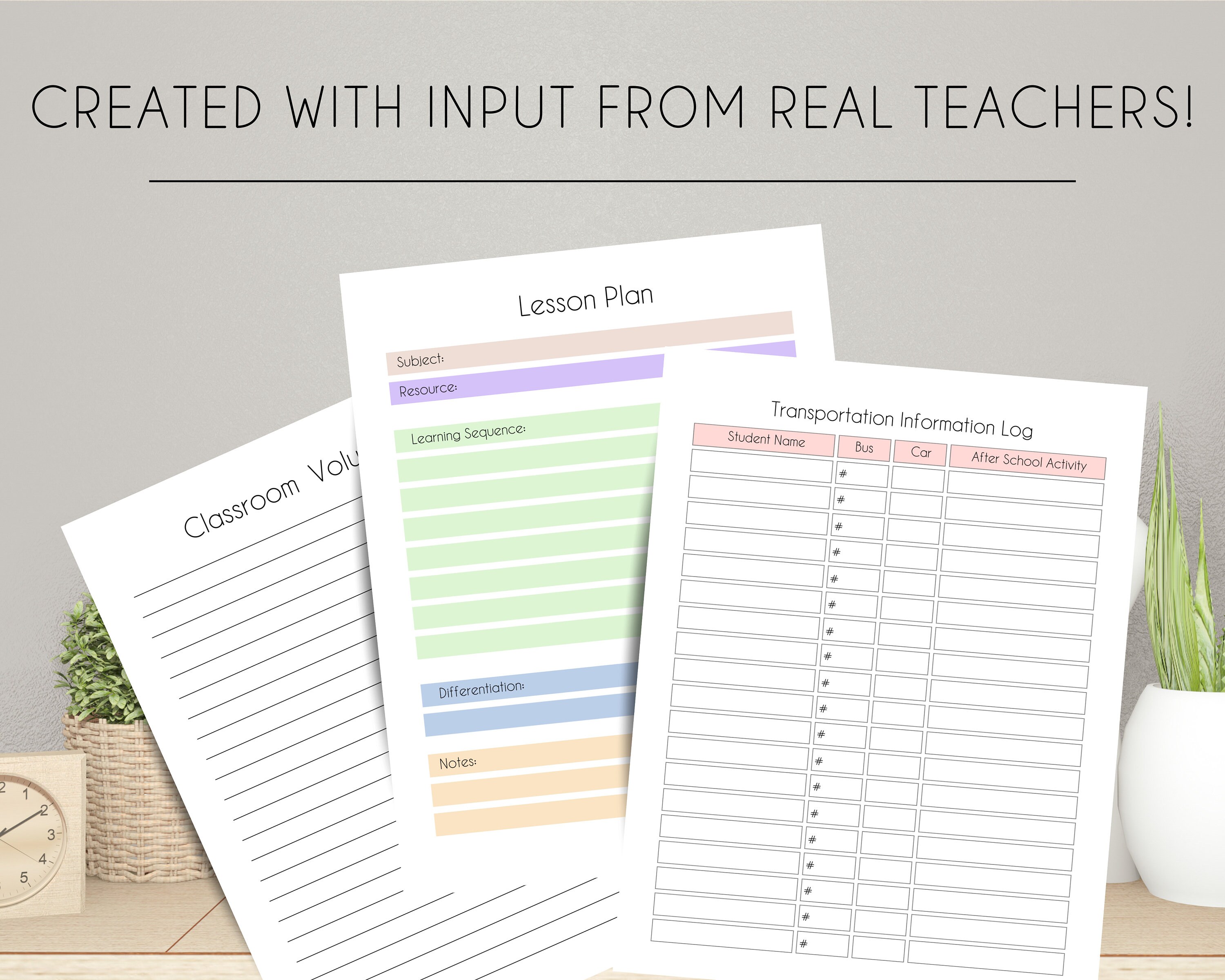 Ultimate Teacher Planner Bundle: 135-page Digital Printable for 2024 ...
