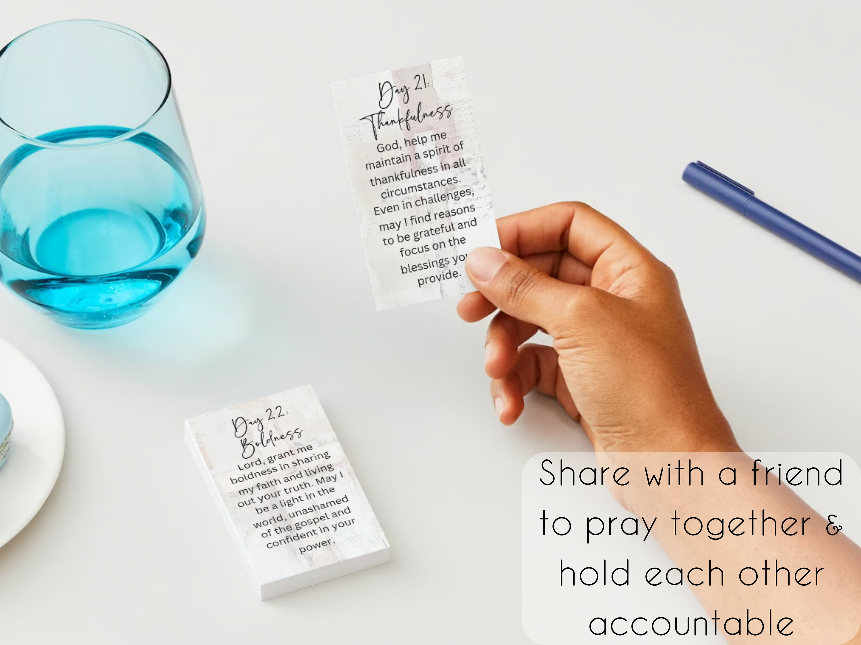30 Days of Prayerful Moments Printable Cards for Daily Spiritual ...