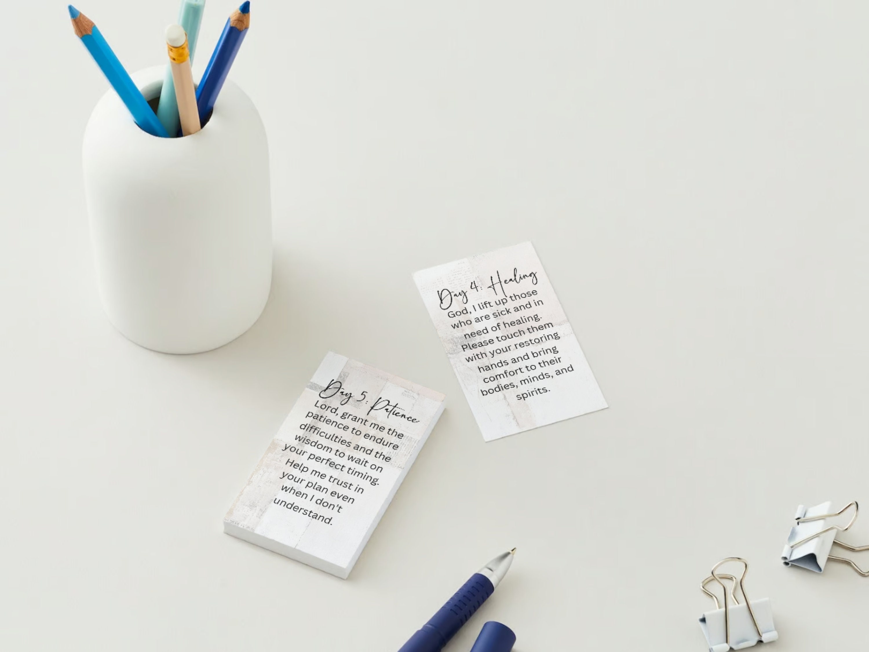 30 Days of Prayerful Moments Printable Cards for Daily Spiritual ...