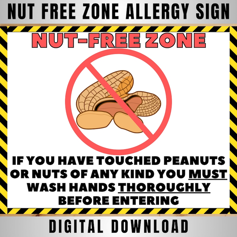 Nut Allergy - Etsy
