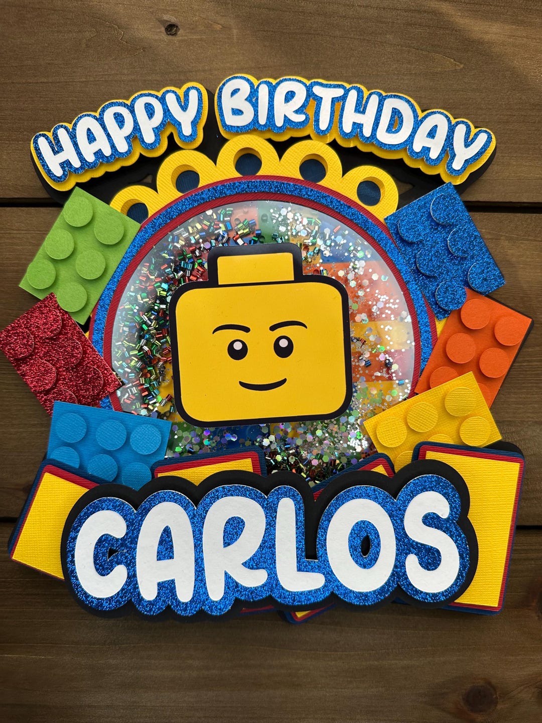 Building Blocks Cake Topper | Blocks Cake | Blocks Topper | Cake Topper ...