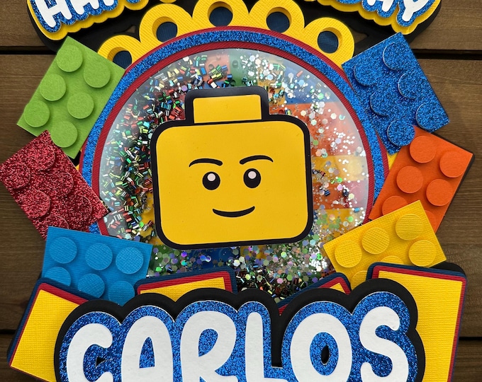 Building Blocks Cake Topper | Blocks Cake | Blocks Topper | Cake Topper ...