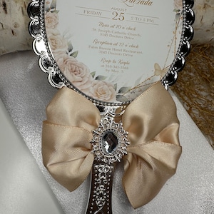 Mirror Quinceañera Invitations, Quinceañera Invitations, Xv Invitations ...