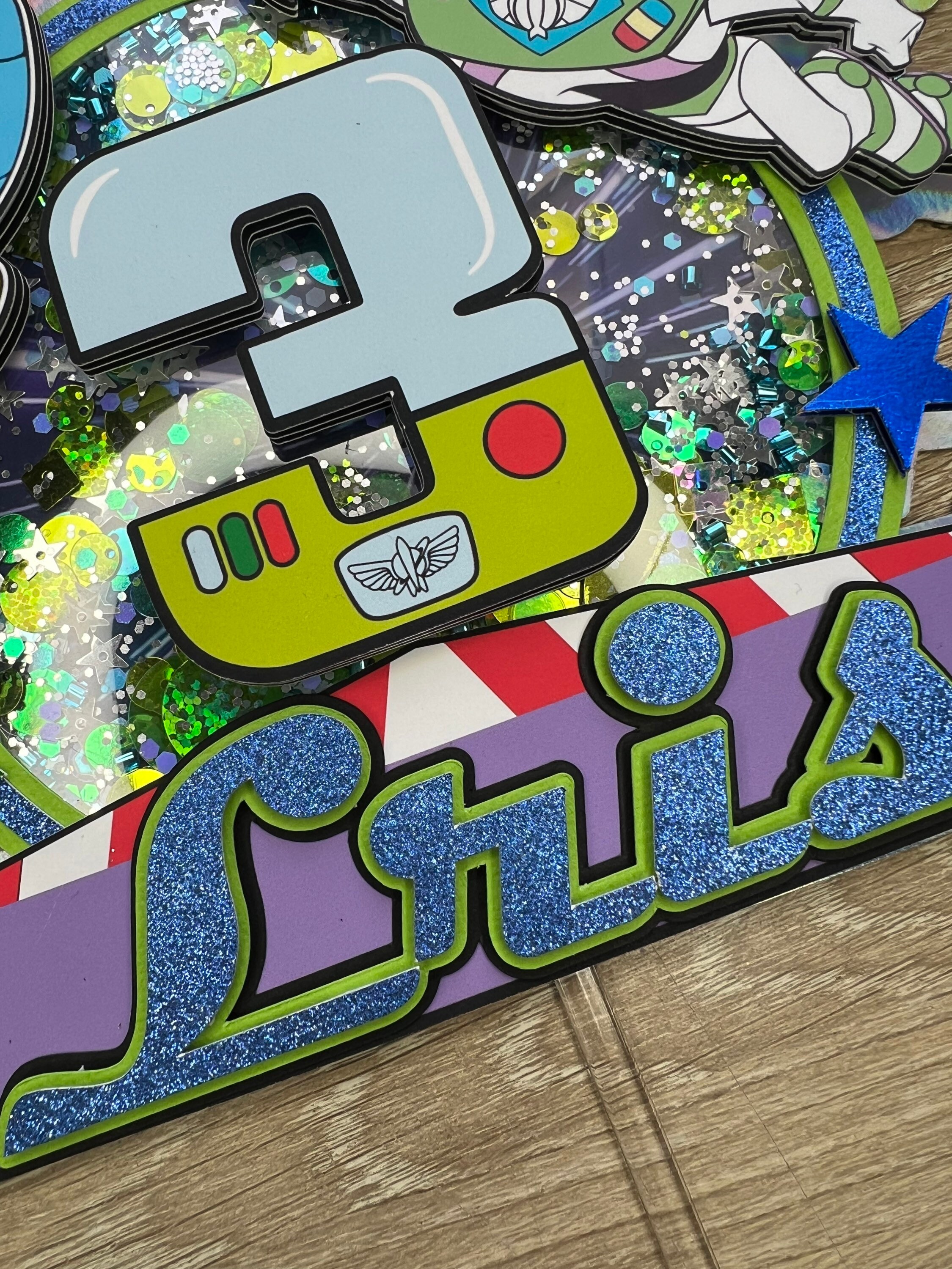 Persoanlized Buzz Lightyear Cake Topper Disney Lightyear Cake - Etsy