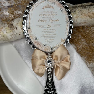 Mirror Quinceañera Invitations, Quinceañera Invitations, Xv Invitations ...