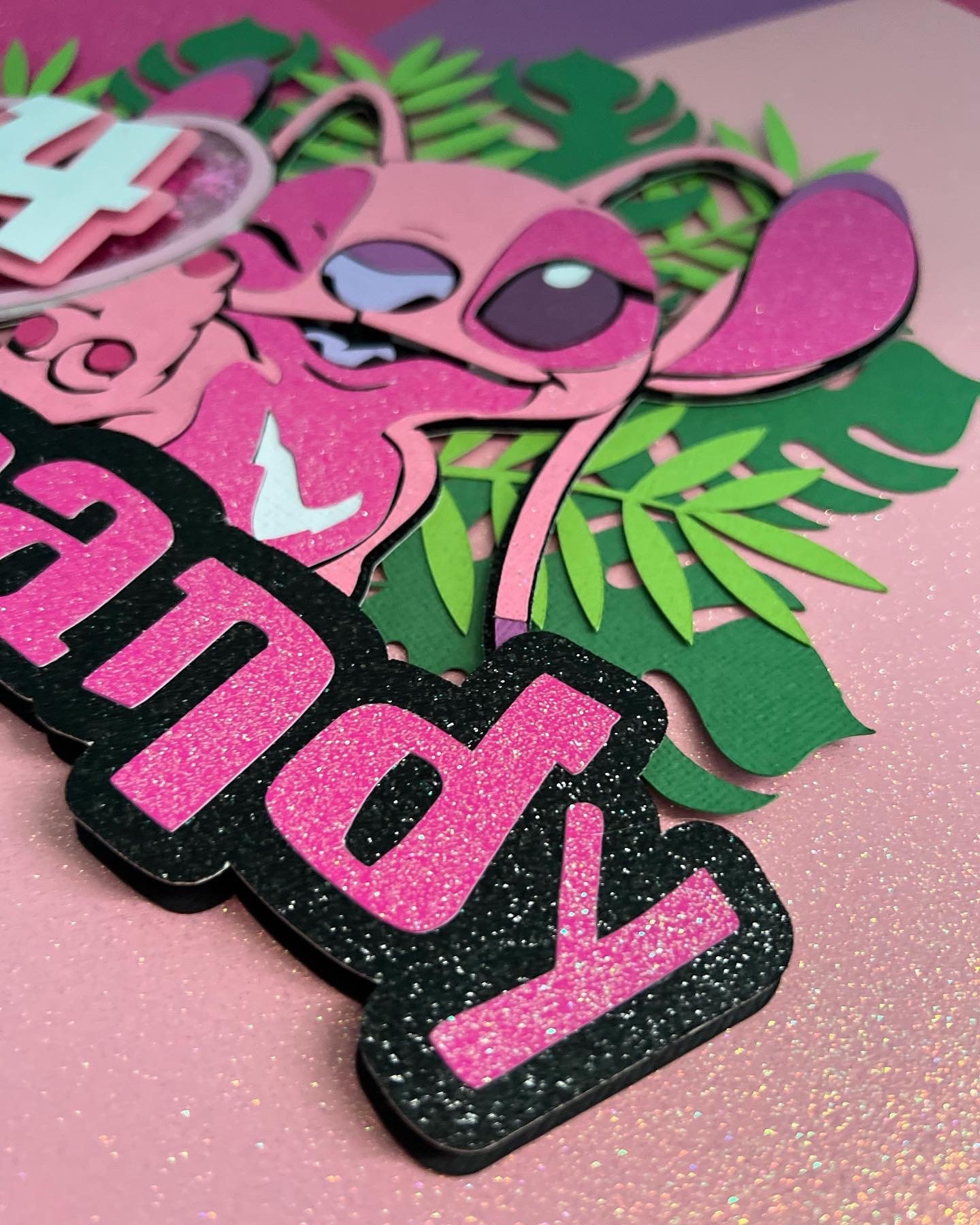 Angel Stitch Shaker Cake Topper Cake Topper - Etsy