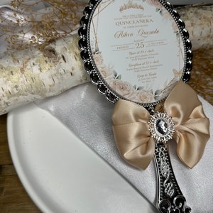 Mirror Quinceañera Invitations, Quinceañera Invitations, Xv Invitations ...