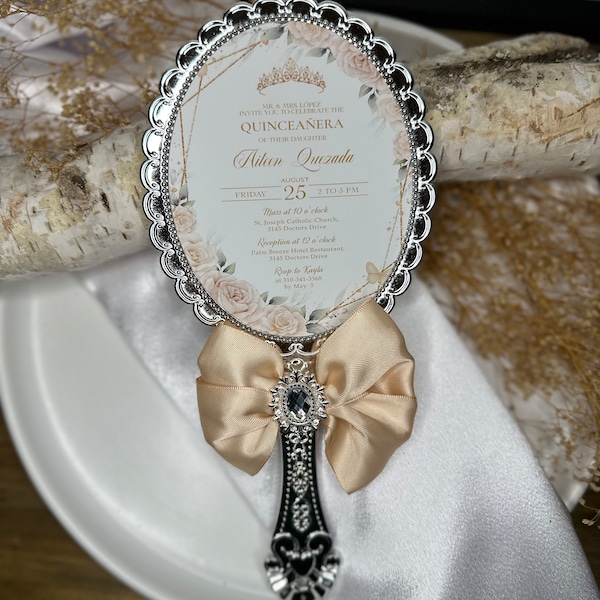 Mirror Invitation - Etsy