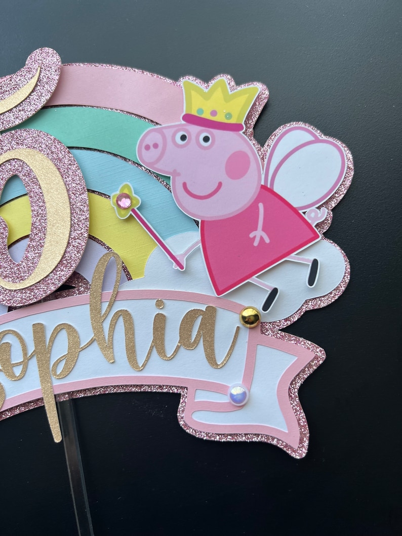 Peppa Pig Cake Topper Cake Topper - Etsy