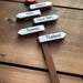 Custom Sign Post Location Cake Topper - Various Number of Locations - Etsy