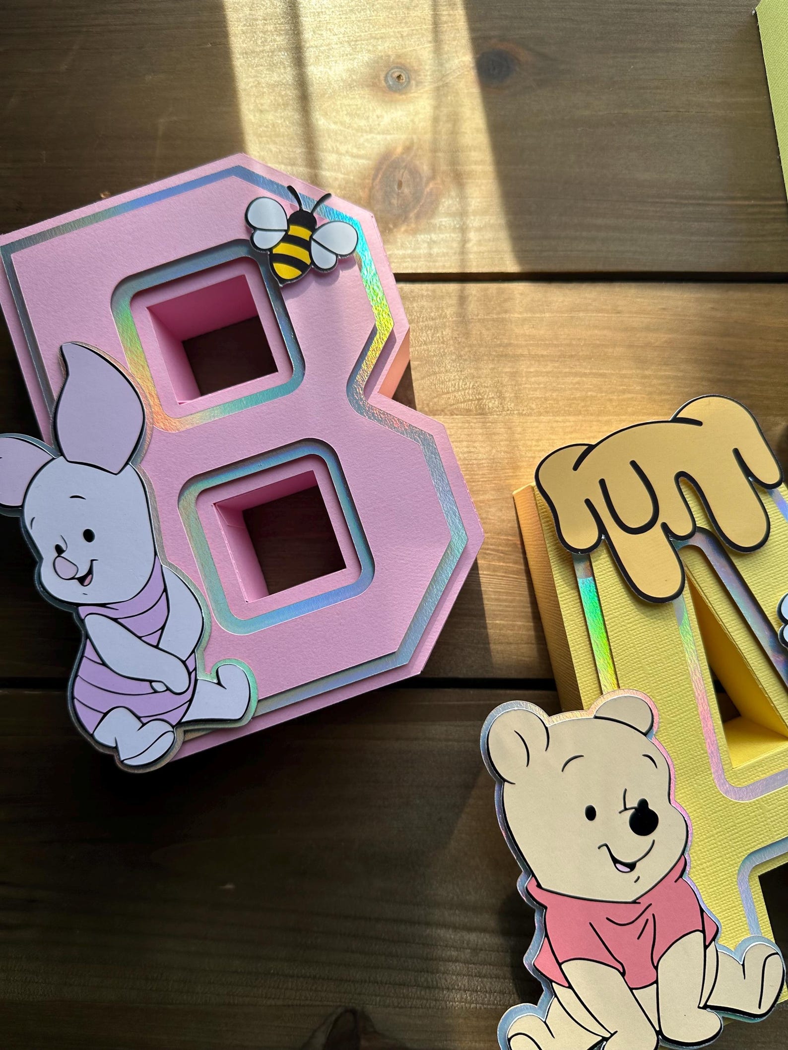 Pooh 3D Letters: Baby Shower Decor - Etsy