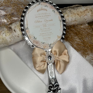 Mirror Quinceañera Invitations, Quinceañera Invitations, Xv Invitations ...