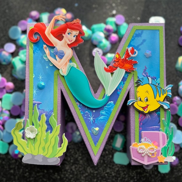 Mermaid Letters - Etsy