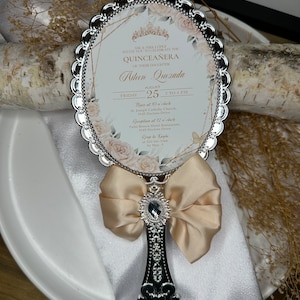 Mirror Quinceañera Invitations, Quinceañera Invitations, Xv Invitations ...