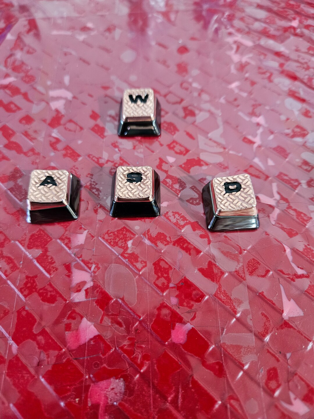 Custom Artisan Metal Cherry MX Corsair Gaming Modifier WASD Mechanical ...