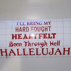Hard Fought Hallelujah Vinyl - Etsy