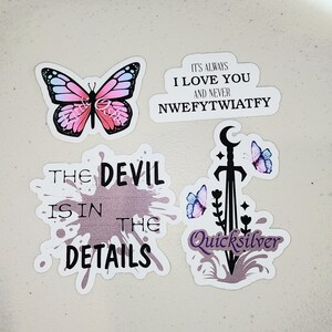 Quicksilver Sticker Set - Etsy