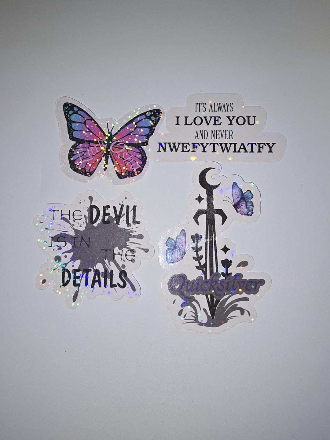 Quicksilver Sticker Set - Etsy