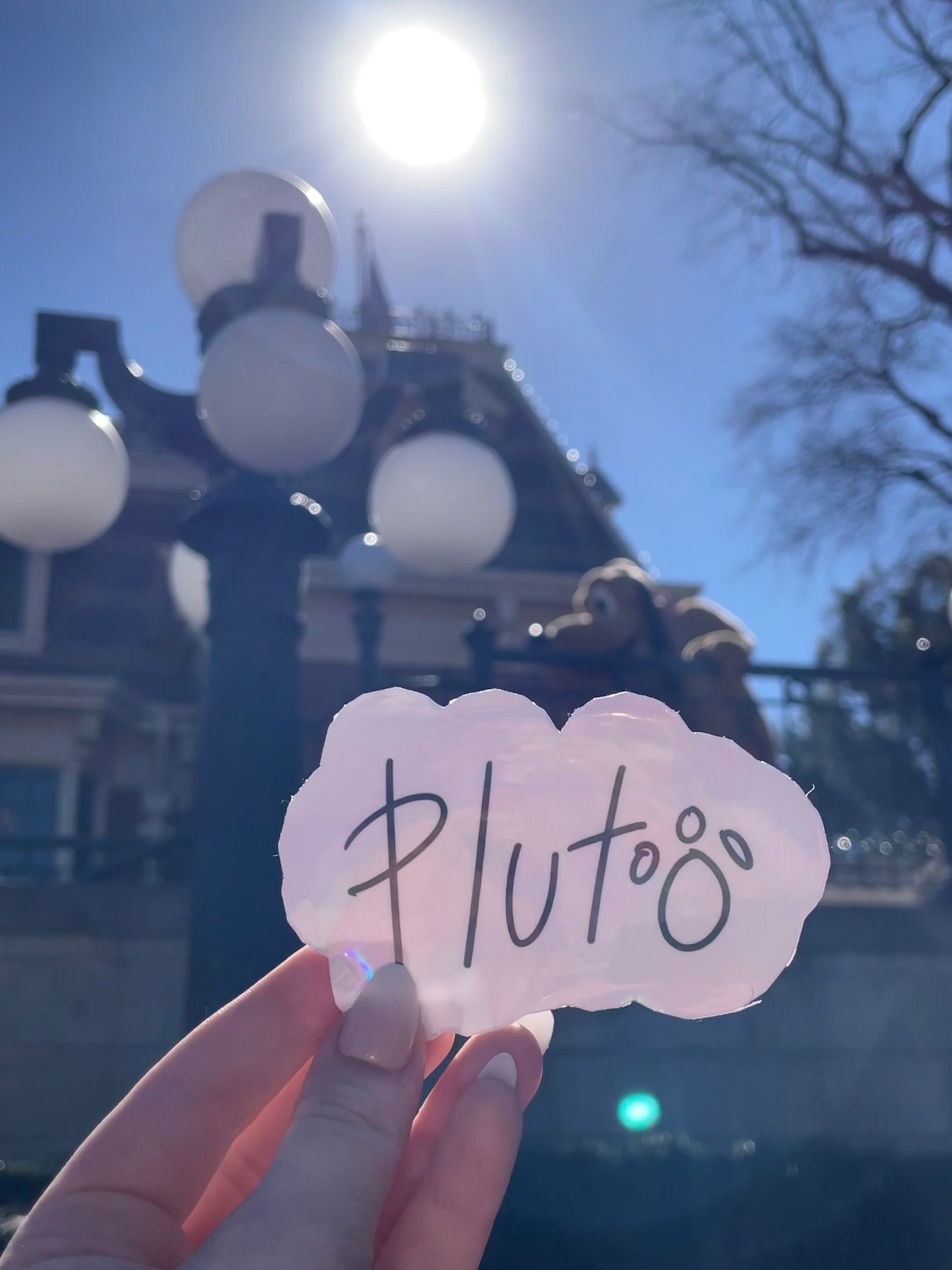Pluto Signature Sticker holographic - Etsy