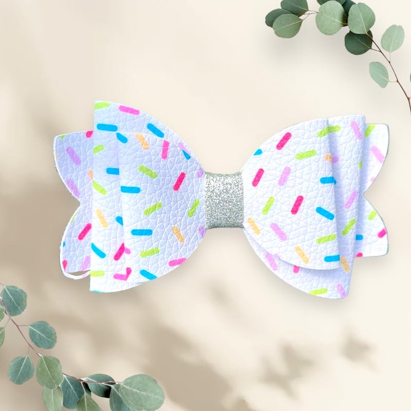 Ice Cream Hair Bow - Etsy
