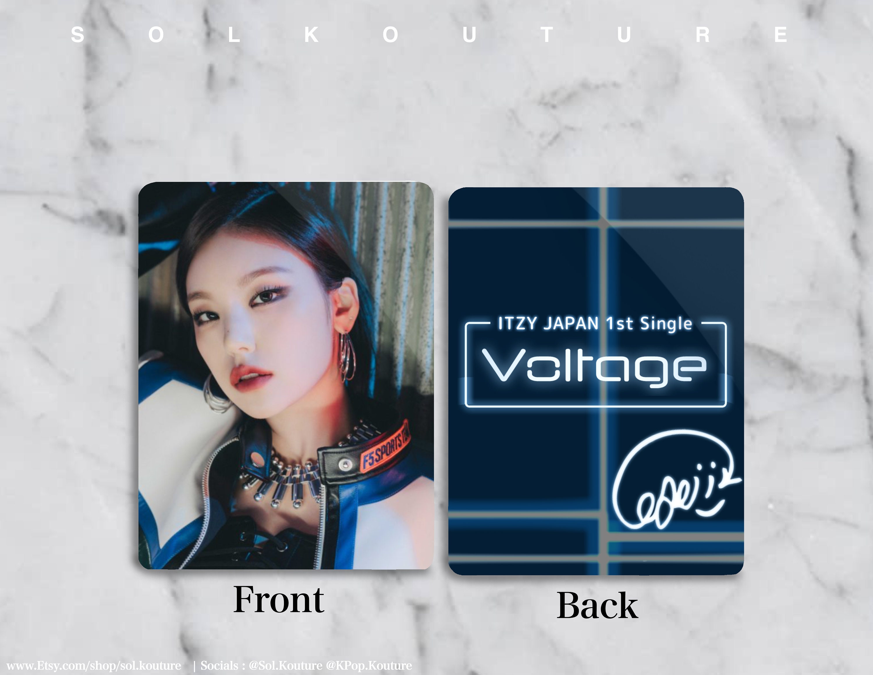 ITZY Voltage Photocards With Freebies | Etsy