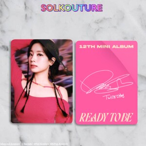 TWICE Ready to Be Set Me Free Kpop Photocards Pink - Etsy