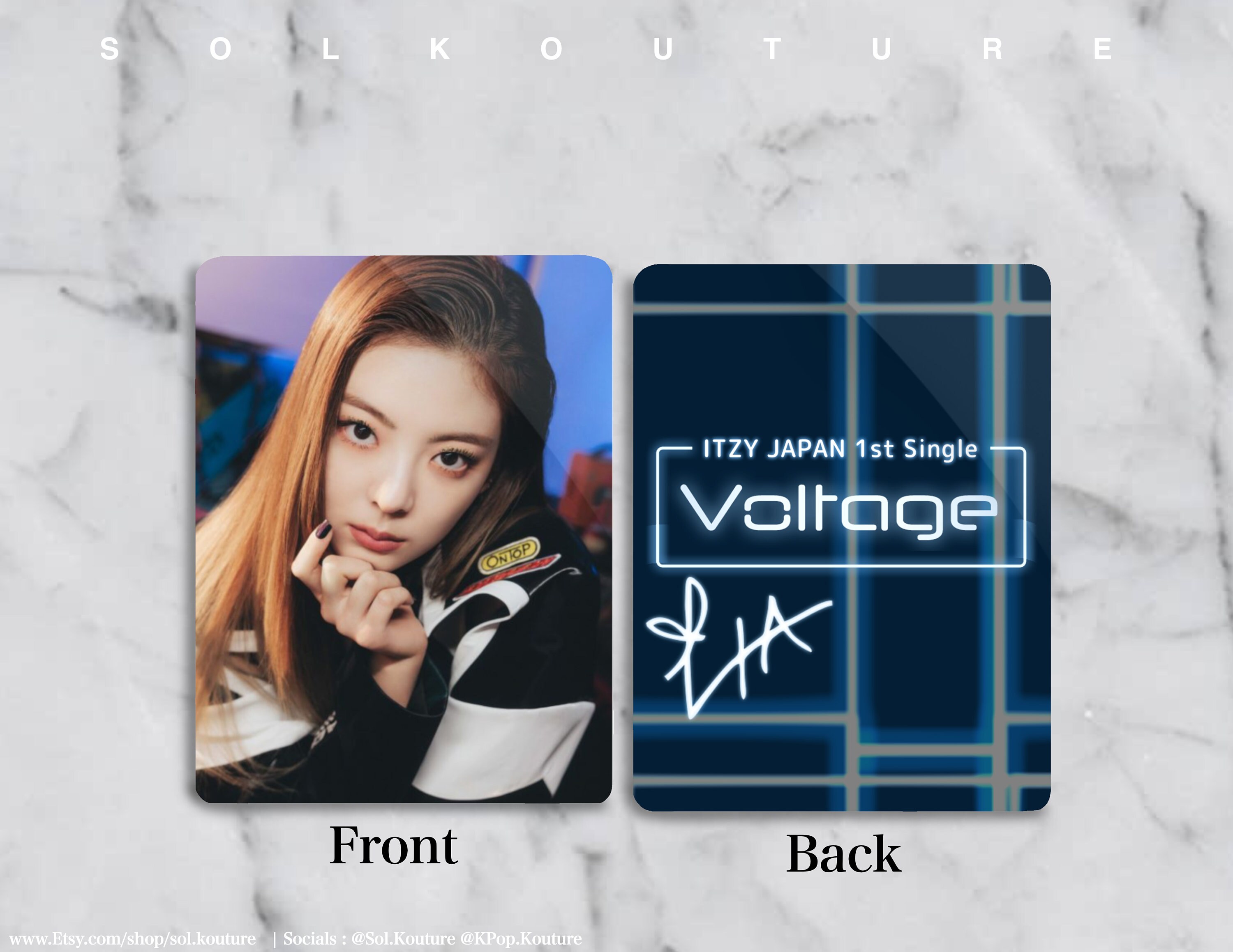 ITZY Voltage Photocards With Freebies | Etsy