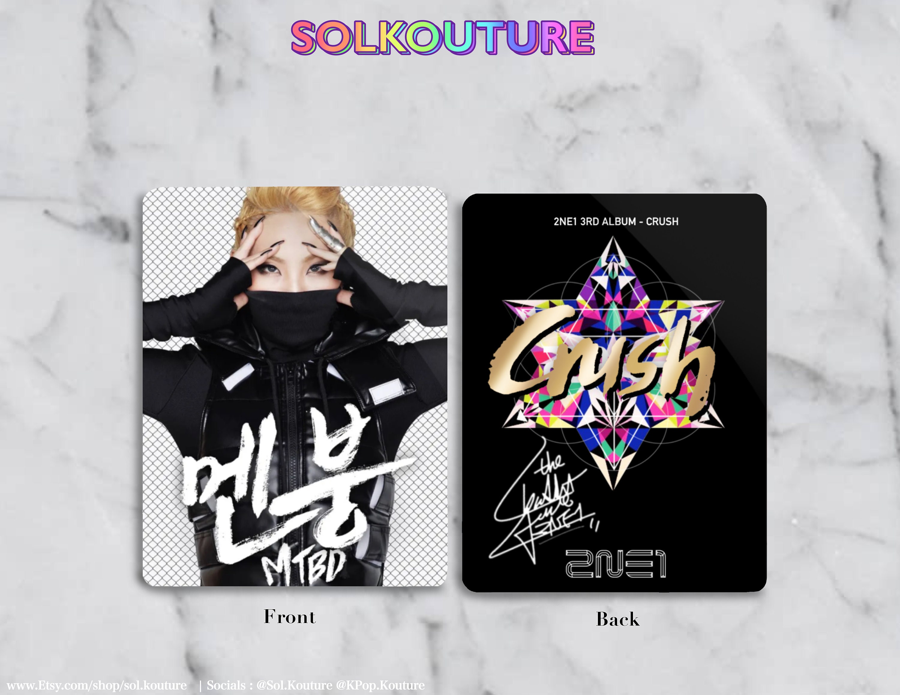 2ne1 Crush Album Cover