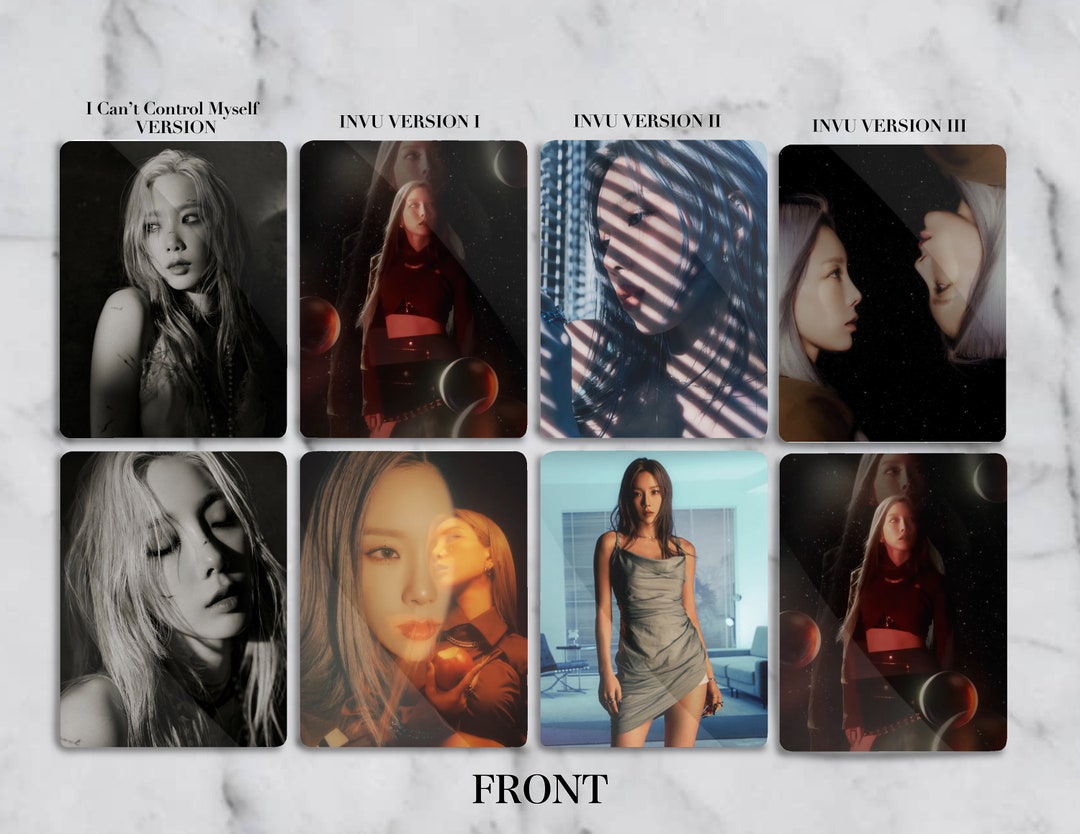 Taeyeon INVU Photocards Blue Version 2PC Sets freebies Included - Etsy