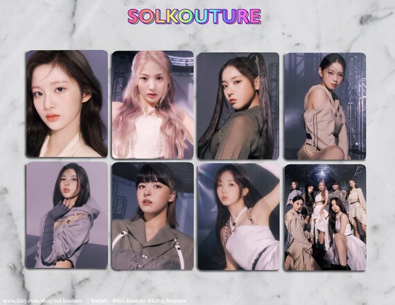 NMIXX Admare Debut Photocards O.O Grey Version Freebies | Etsy