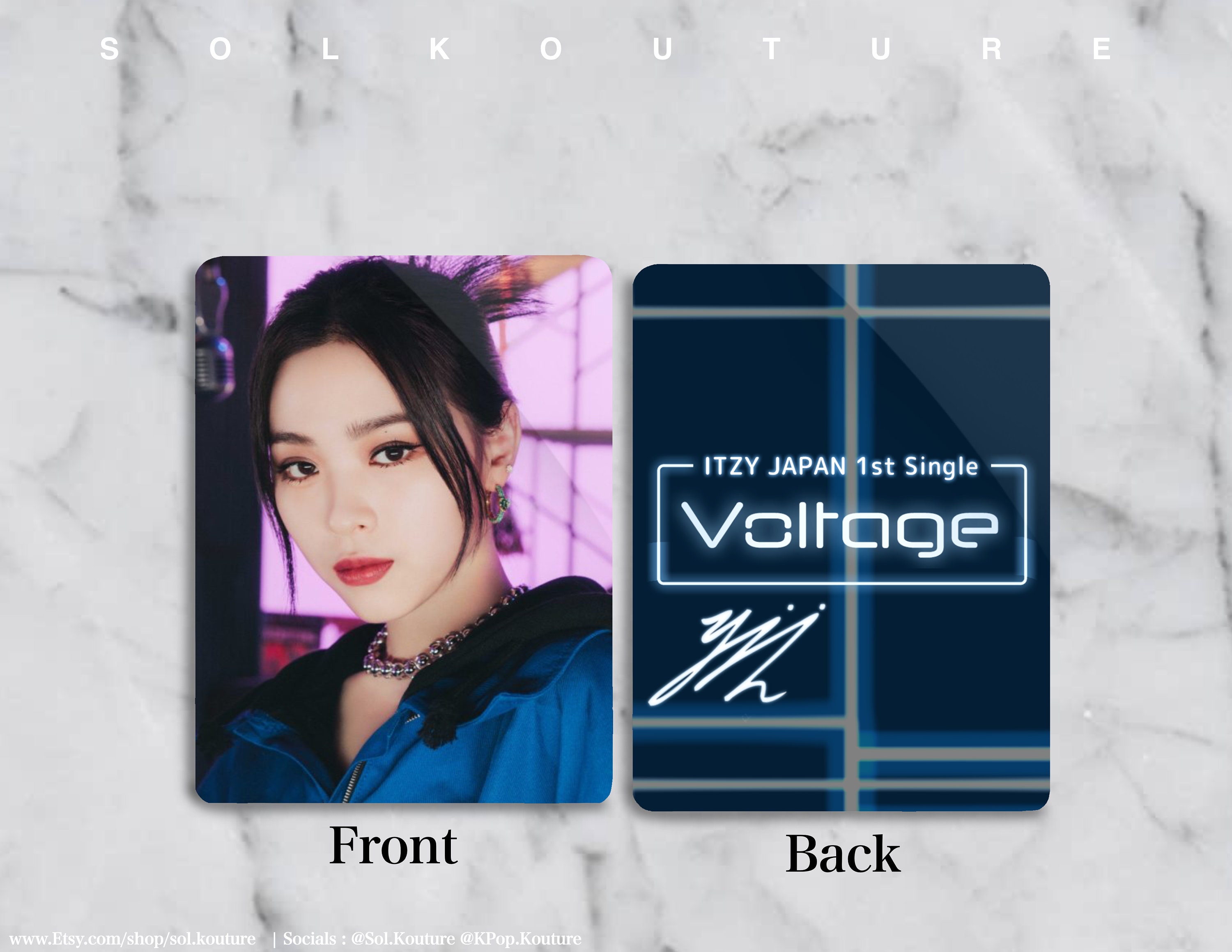 ITZY Voltage Photocards With Freebies | Etsy