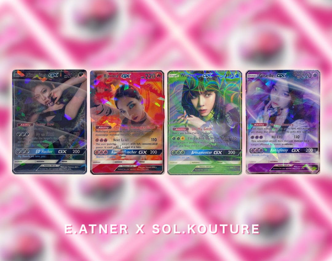Aespa Holo Idol Trading Cards Savage Freebies Included - Etsy