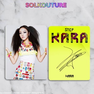 KARA Step Kpop Photocards With Freebies - Etsy