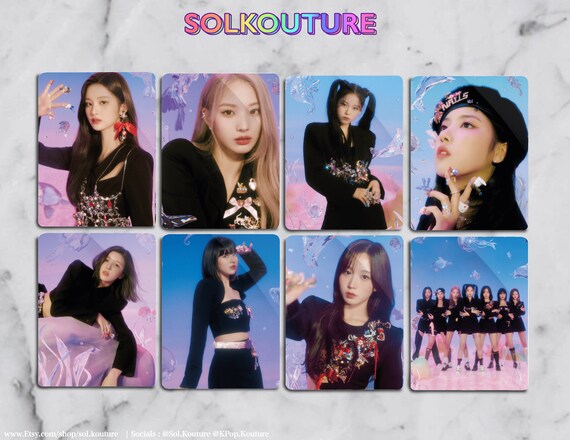 NMIXX Admare Debut Photocards O.O Color Version Freebies | Etsy