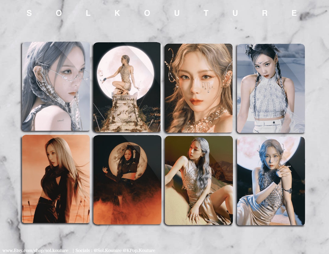 Taeyeon INVU Photocards Orange Version freebies Included - Etsy