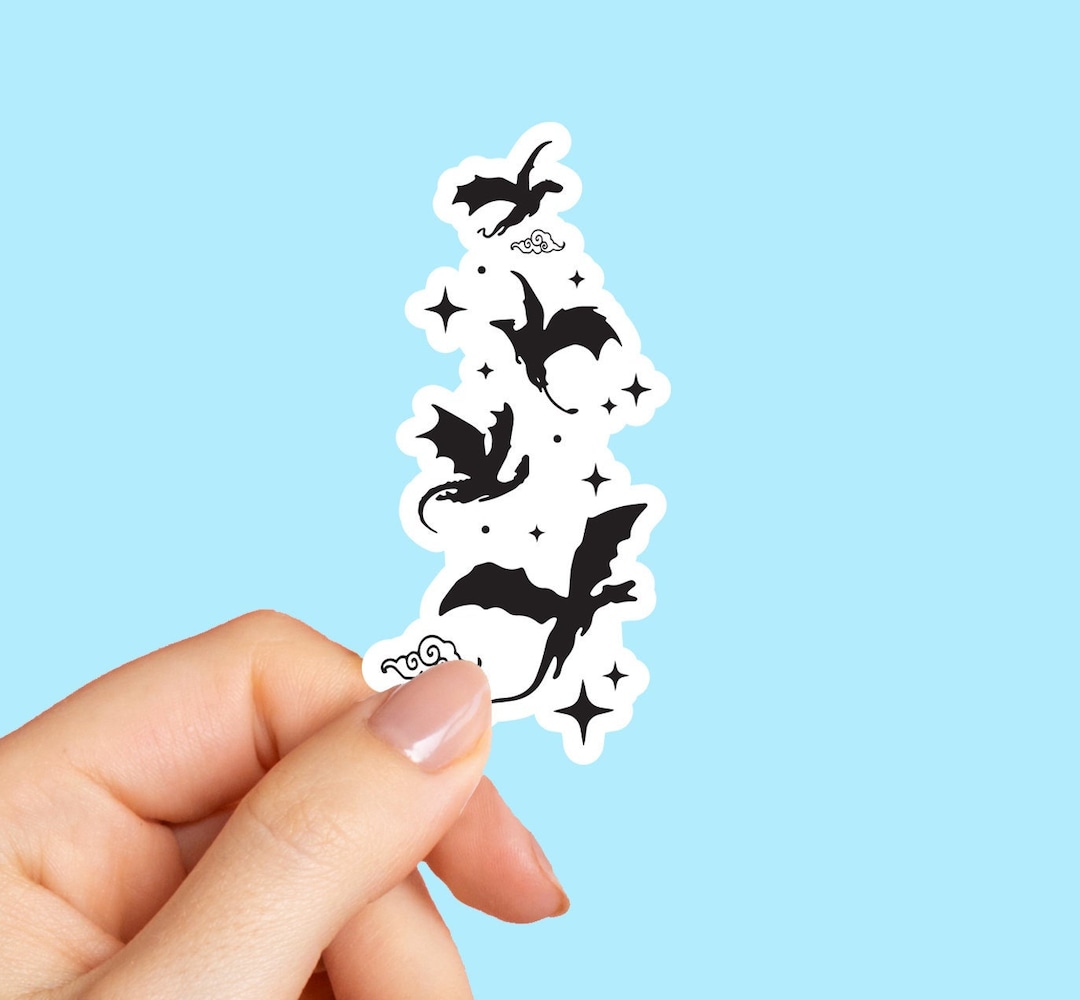 Fantasy Fourth Wing Sticker, ACOTAR Sticker, Dragon Stickers, Kindle ...