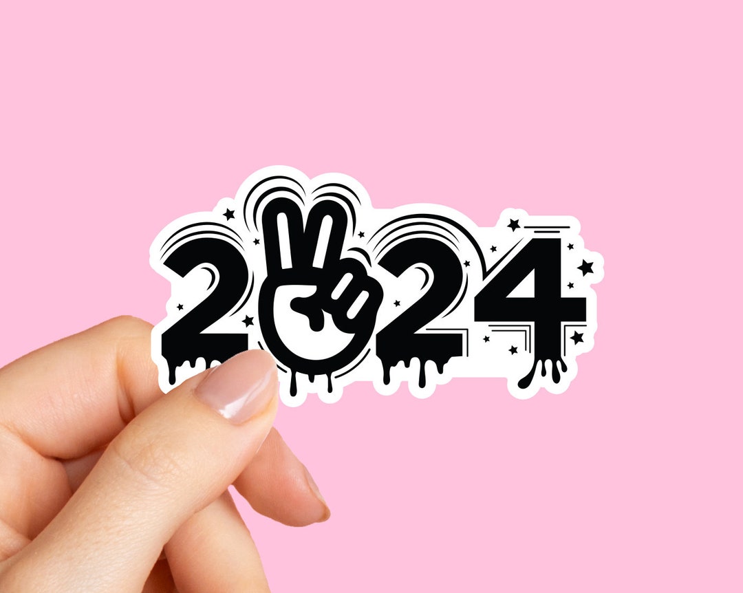 2024 Sticker, Water Bottle Stickers, Laptop Sticker, Kindle Sticker ...