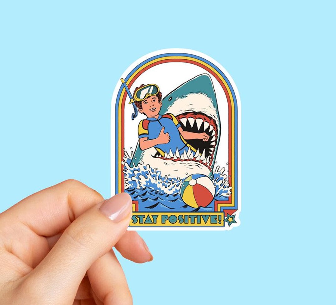Stay Positive! Sticker, Positivity Reminder, Positive Vibe, Motivation ...