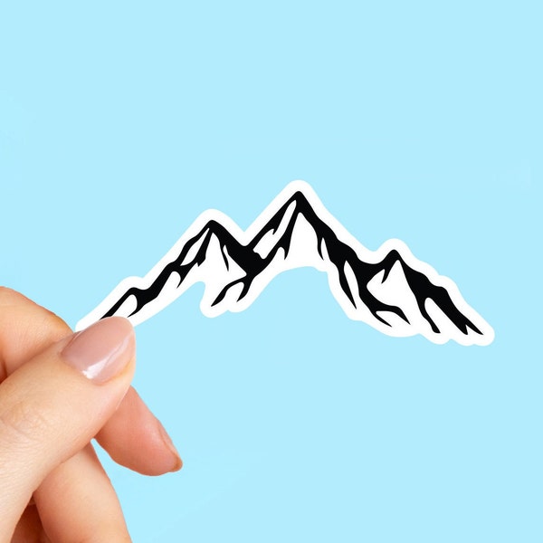 Mountain Sticker - Etsy