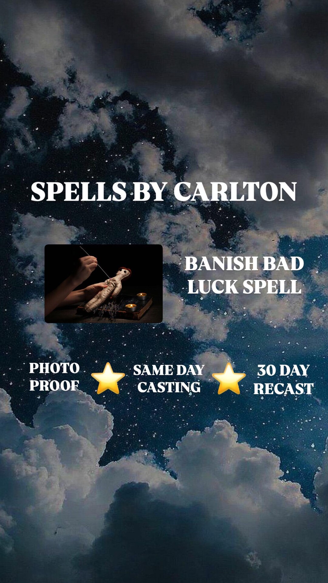 Banish Bad Luck Spell | Same Day Casting | Photo Proof | Fast and ...