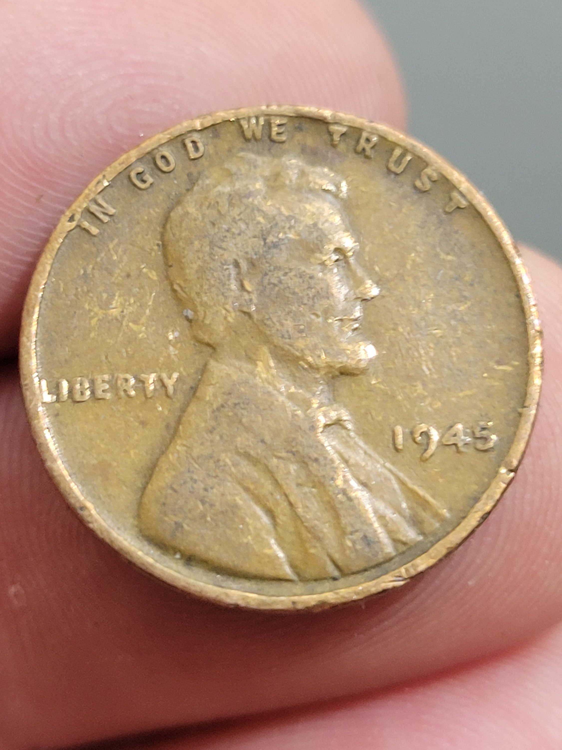 1945 Lincoln Wheat Penny, No Mint Mark, 1 One Cent - Etsy