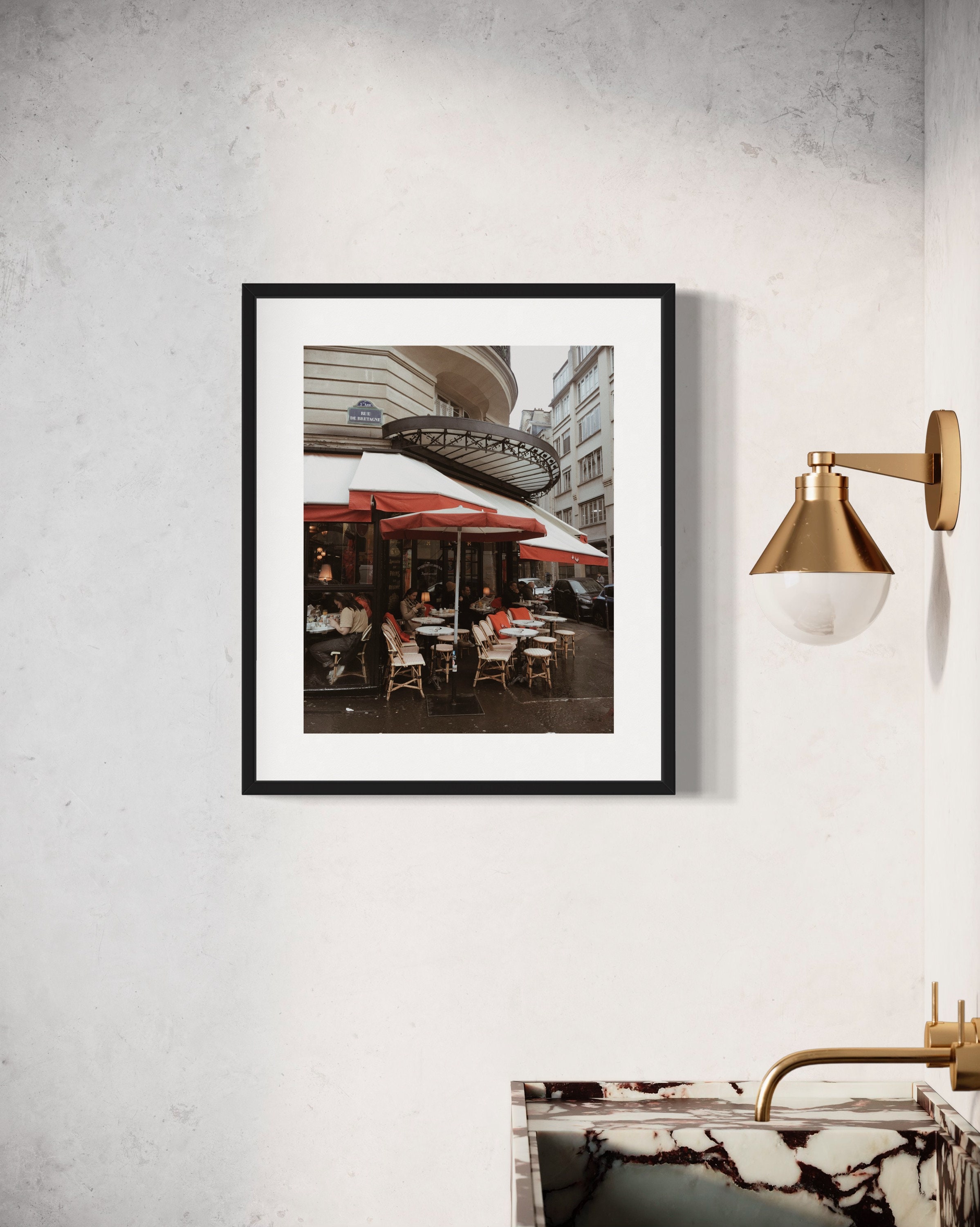 Art Print of Paris Sidewalk Cafe Photography French Bistro , Paris ...