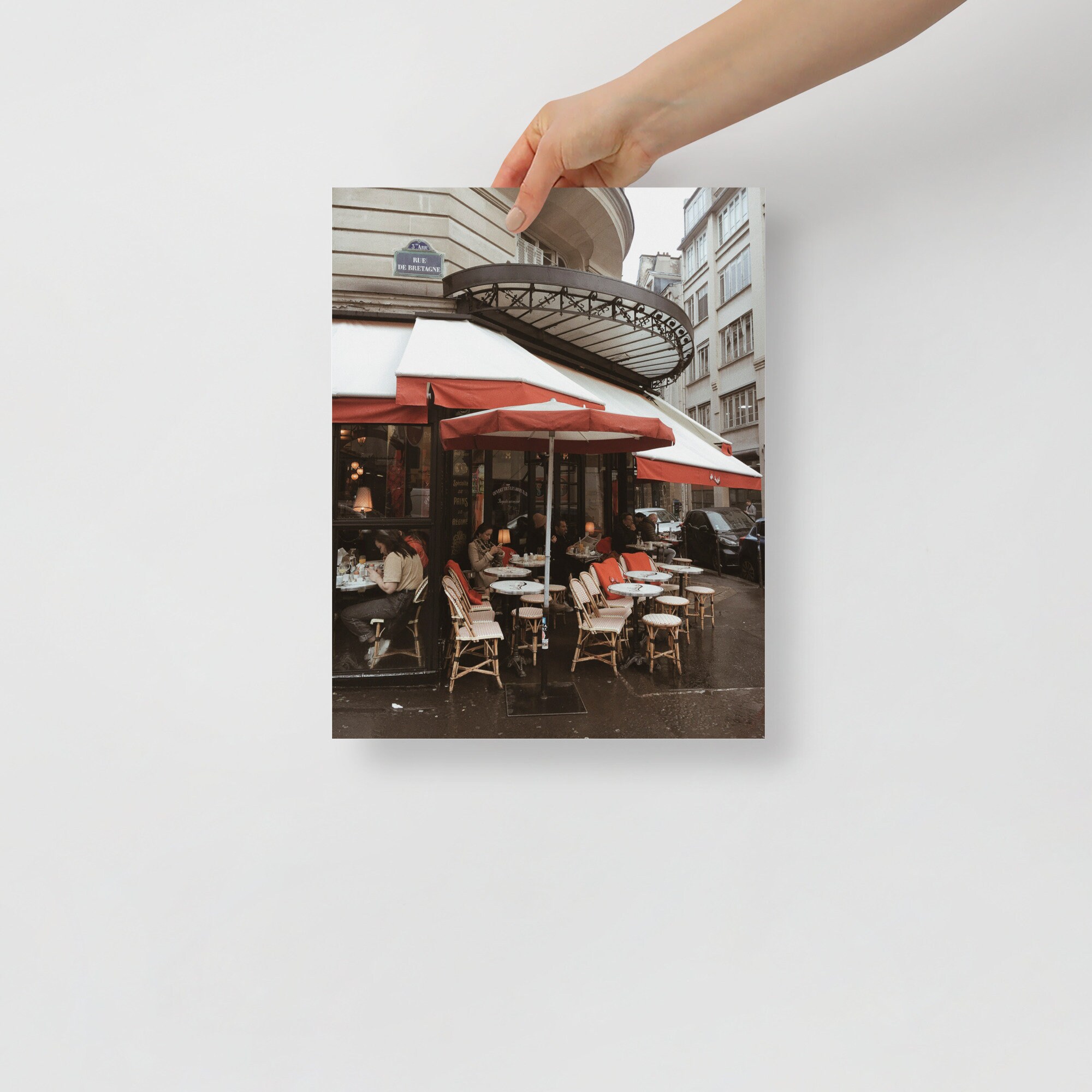 Art Print of Paris Sidewalk Cafe Photography | French Bistro , Paris ...