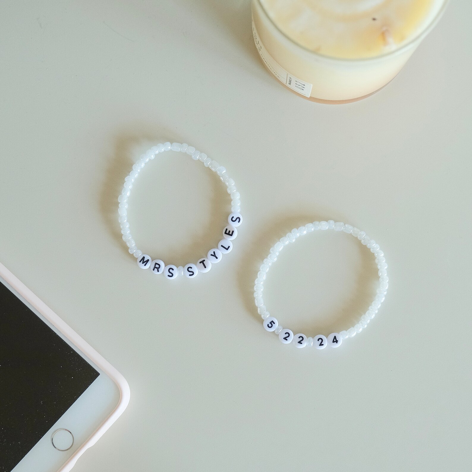 Bride Bracelets Custom Last Name and Date, Wedding Marriage Jewelry ...