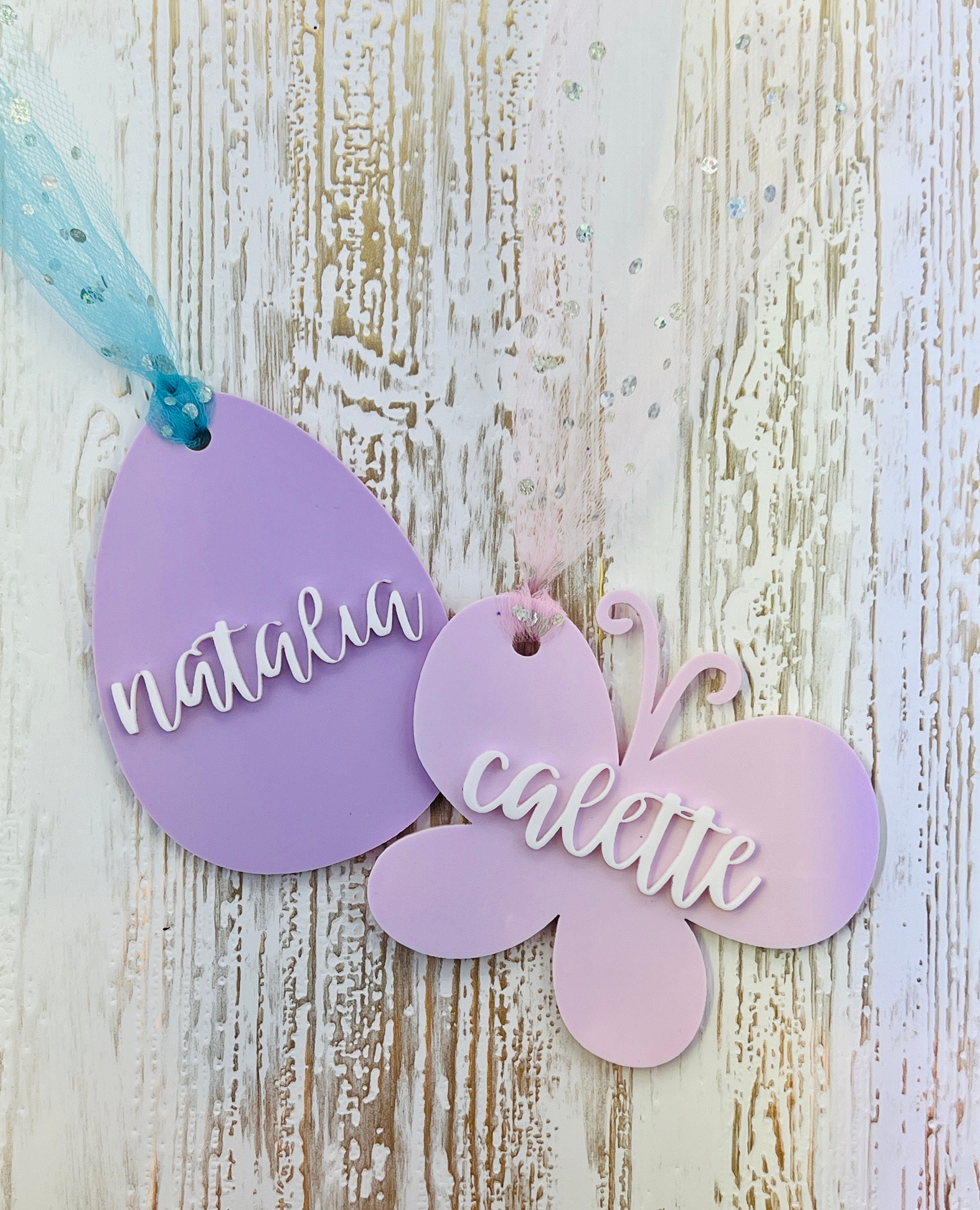 Acrylic Easter Tags - Etsy
