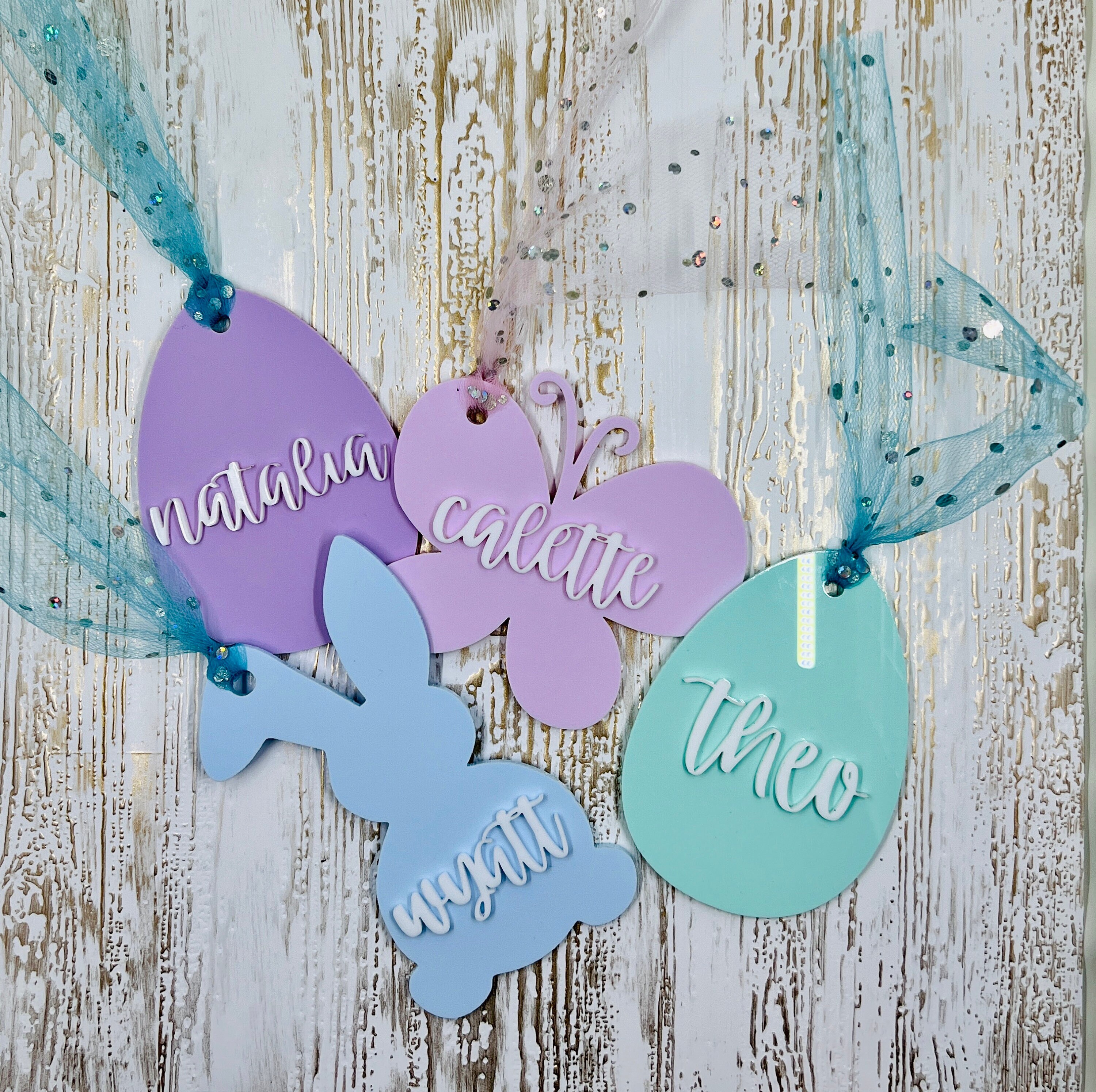 Acrylic Easter Tags - Etsy