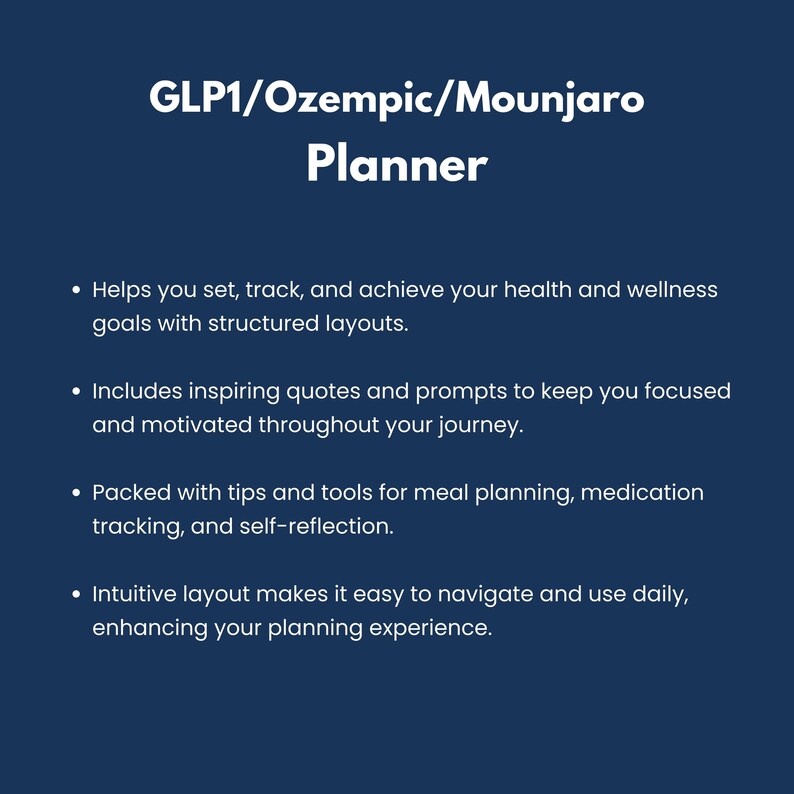 GLP1 Tracker, GLP1 Journal, GLP1 Planner, GLP 1, GLP1, GLP 1 Shirts ...