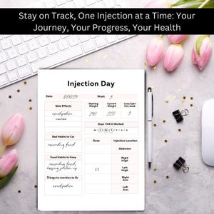 Glp 1 Tracker Spreadsheet - Etsy