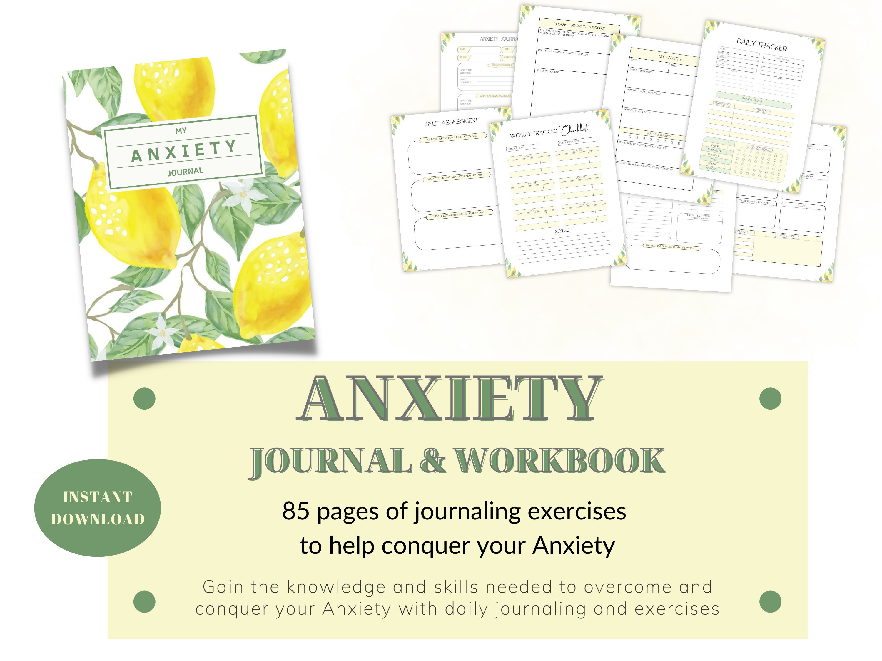 Anxiety Journal, Mental Health,self Care Journal,journal Prompts,adhd ...